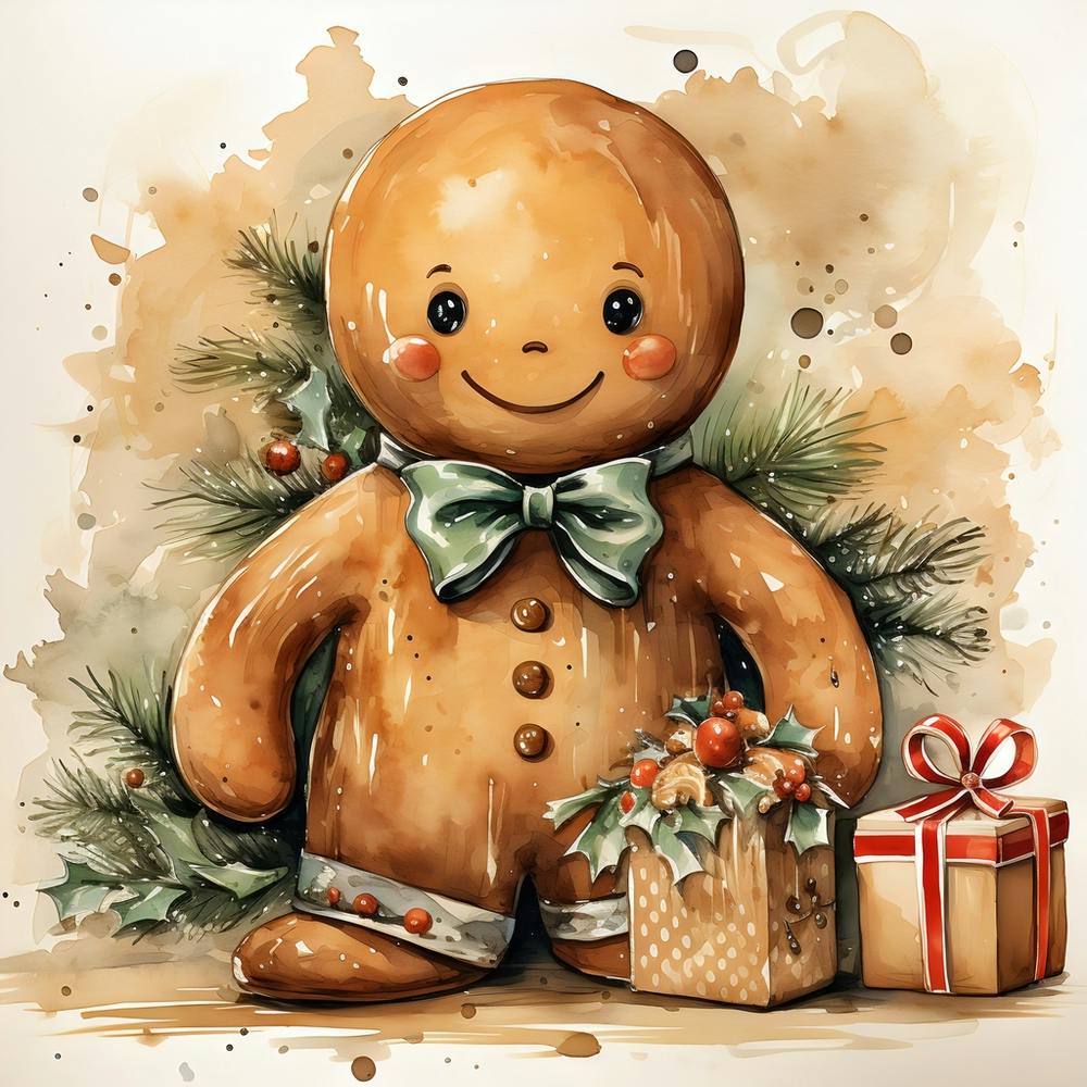 Gingerbread Man 4 Art Print by Mardoz – Fy!