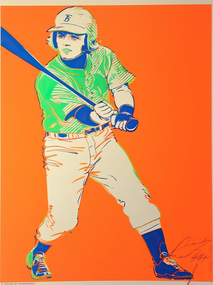 Baseball Pop Art 2 Art Print by SportsArt Masters – Fy!