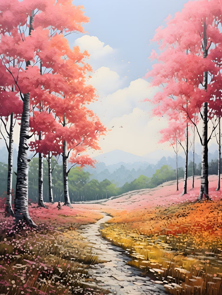 Autumn Path Art Print by DigitalDoodle – Fy!