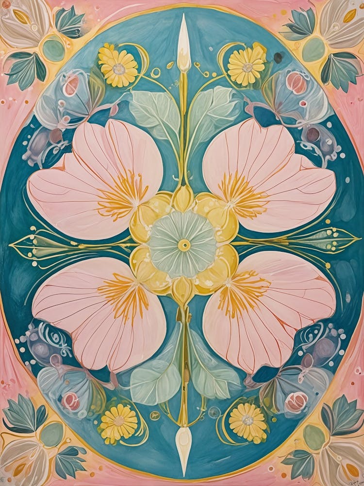 Spring Kaleidoscope no4 Art Print by Daydream Pacific – Fy!