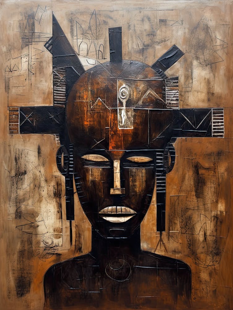 Tribal Essence: Unveiling African Inspirations Art Print by Art ...