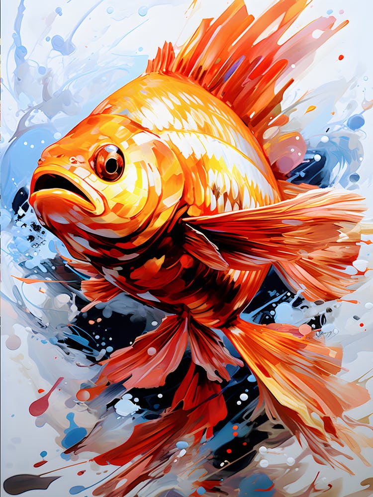 Aquatic Symphony A Pen Palette Art Print by Gutyz Designs – Fy!