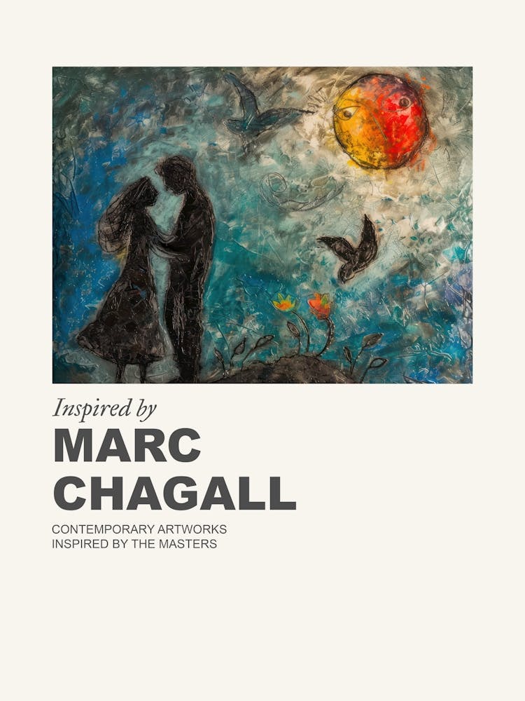 Museum Poster Inspired By Marc Chagall 3 Art Print by ArtEra Creations ...