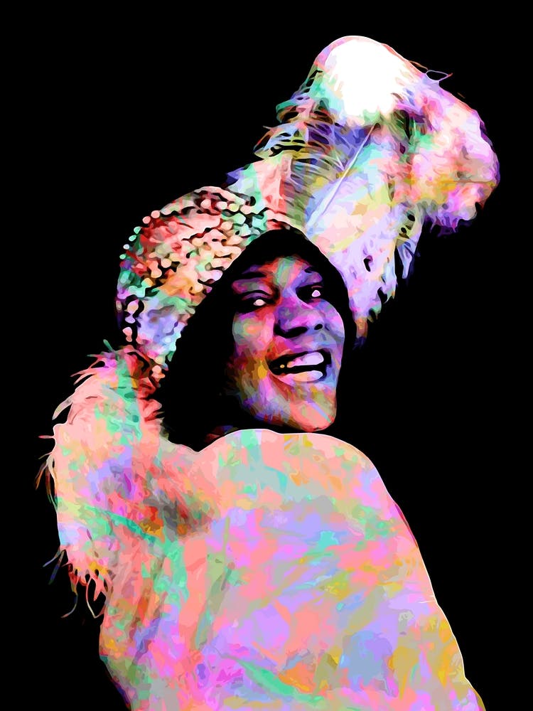 Bessie Smith African-American Blues Singer Art Print by Andika Bahtiar ...