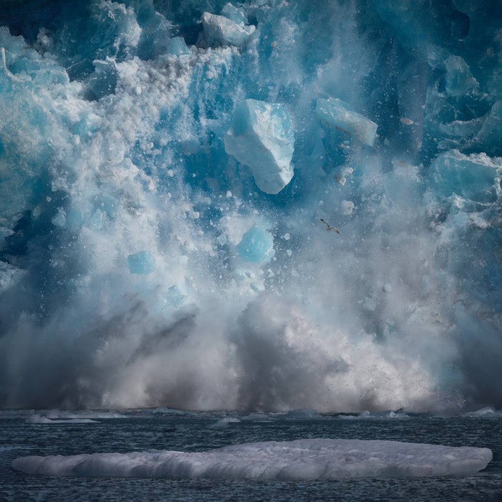 iceberg falling Art Print by Leah Xu – Fy!