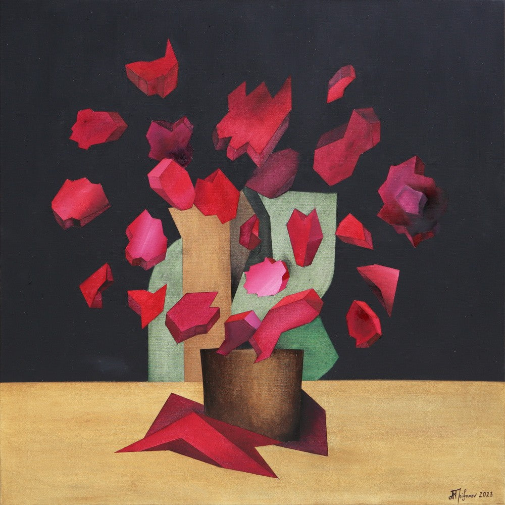 Bouquet still life square Art Print by Alexander Trifonov – Fy!