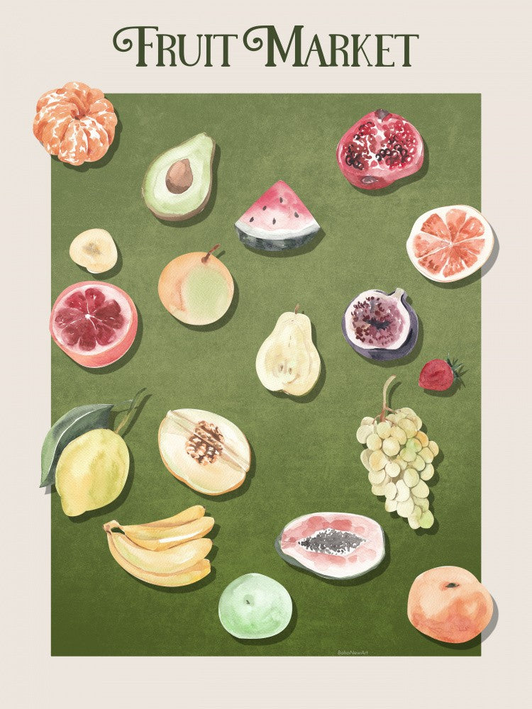 Colorful Harvest Art Print by Emel Tunaboylu – Fy!