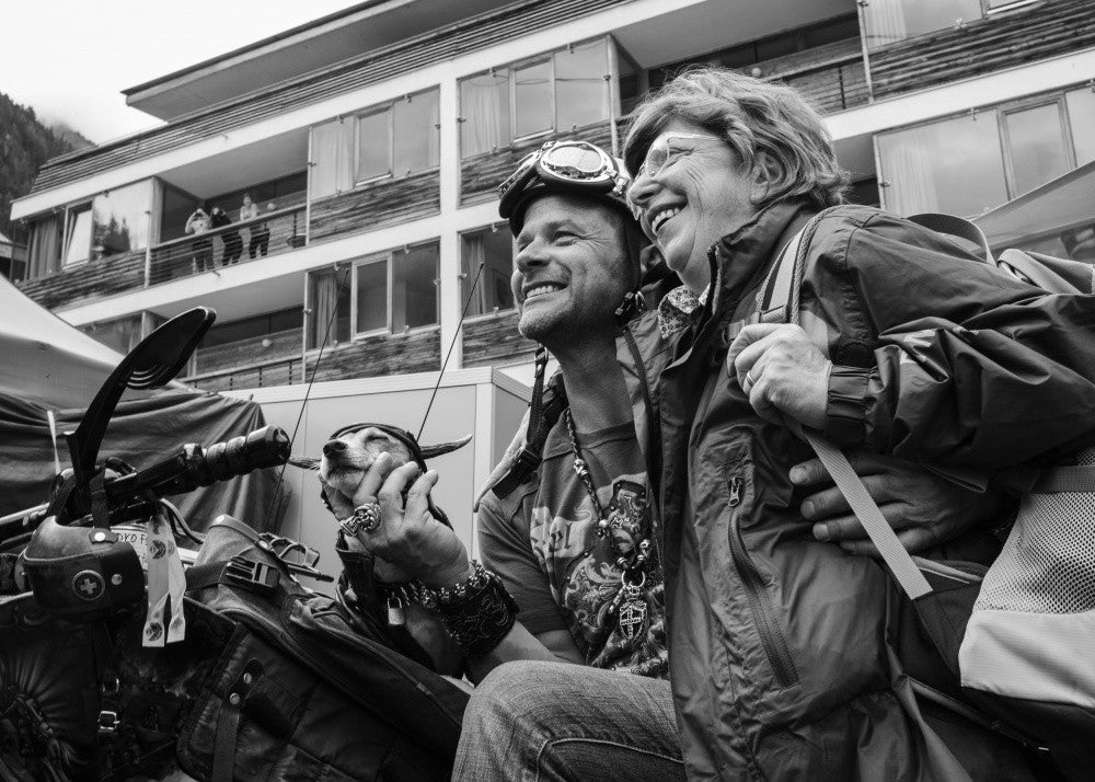 Ischgl's High-Octane Biker Summit Art Print by Rudy Mareel – Fy!