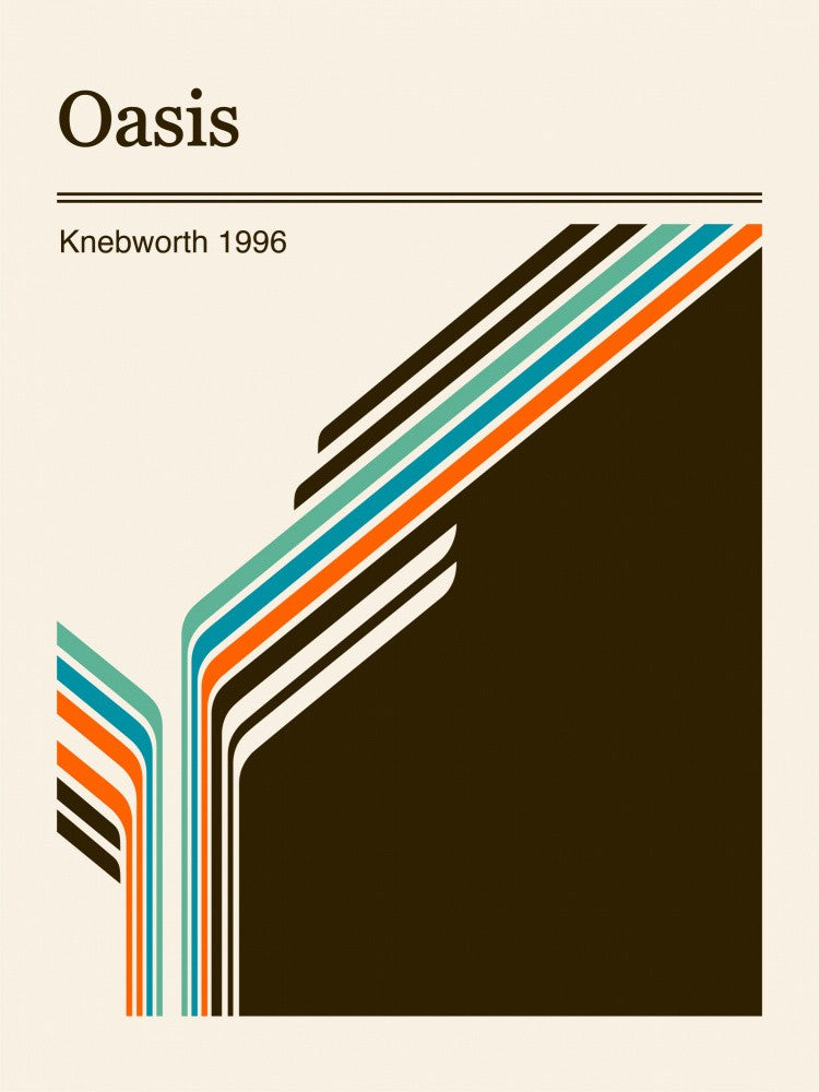 Oasis Retro Gig poster – Fy!