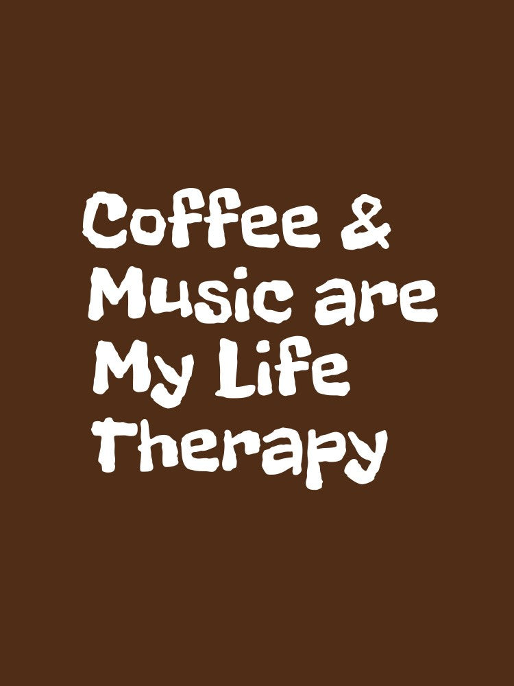 Coffee and books are my life therapy Art Print by Happie Eagle – Fy!