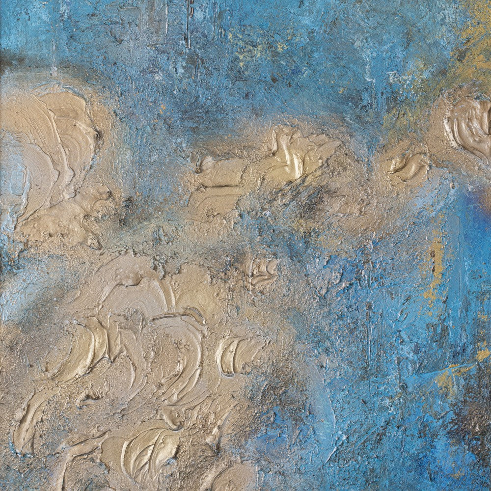 Swirling Azure Art Print by Anete Purina Purite – Fy!