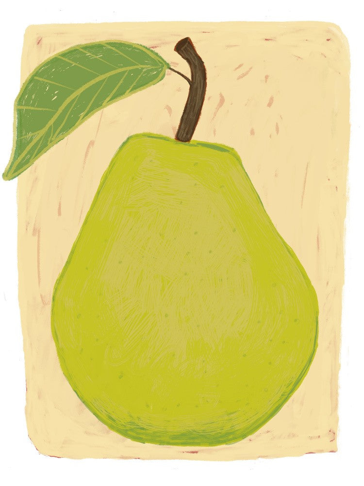 Big green pear Art Print by Sharyn Bursic – Fy!