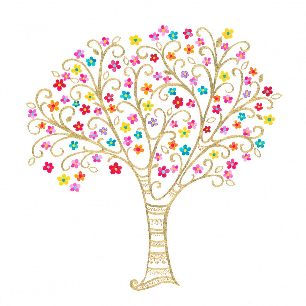 Gold Filigree Tree Art Print by Isabelle Brent – Fy!