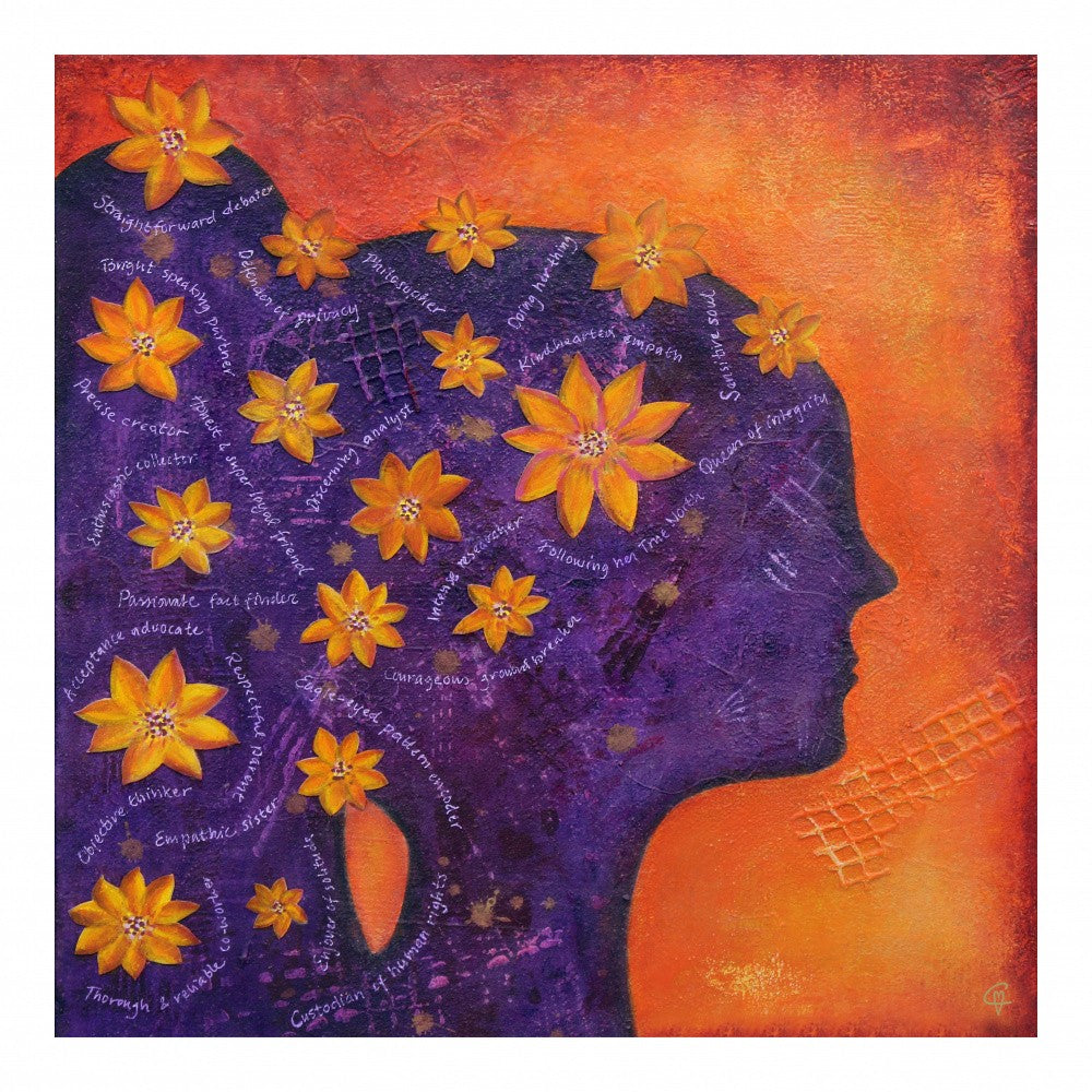 Passionate Queen of Integrity Art Print by Carolina Grdheim – Fy!