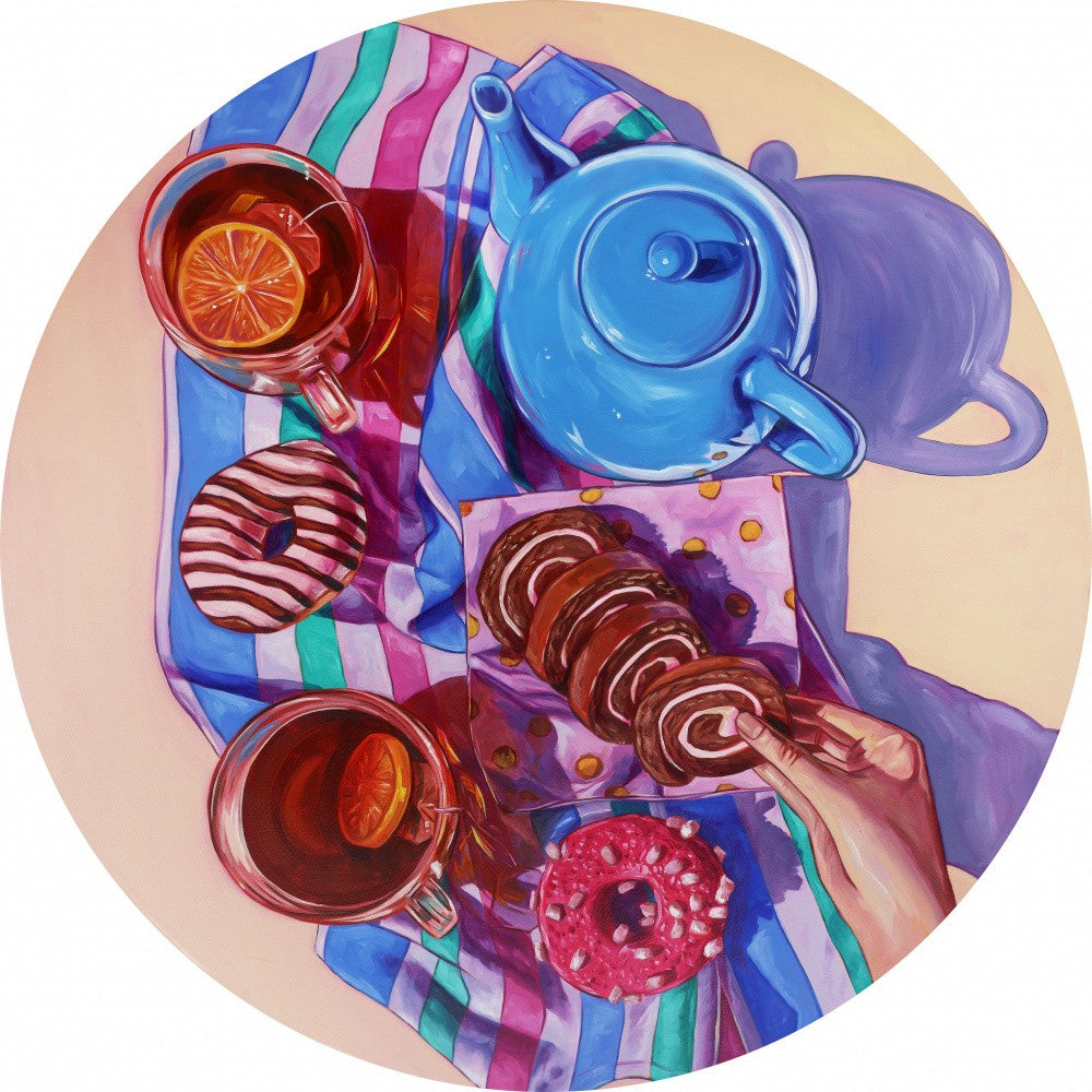 Hot Tea and Hot Pink Art Print by Anna Zdanowicz – Fy!