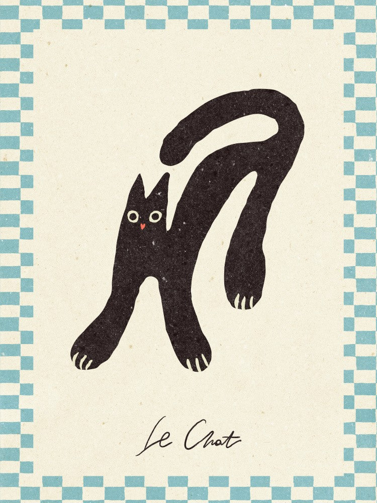 Le Chat Art Print by Nktn – Fy!