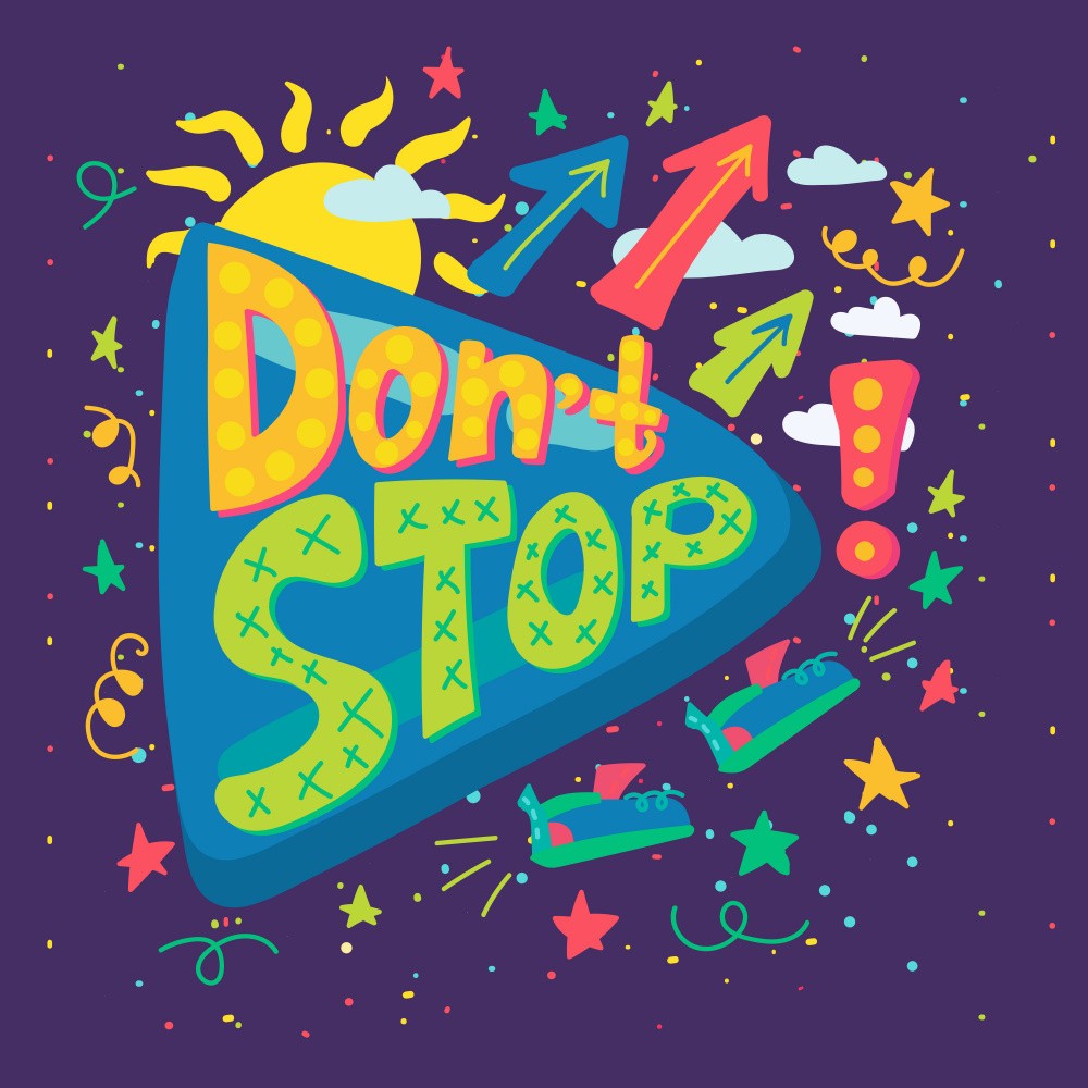Keep Going Forward! Art Print by Marika Barsrsind – Fy!