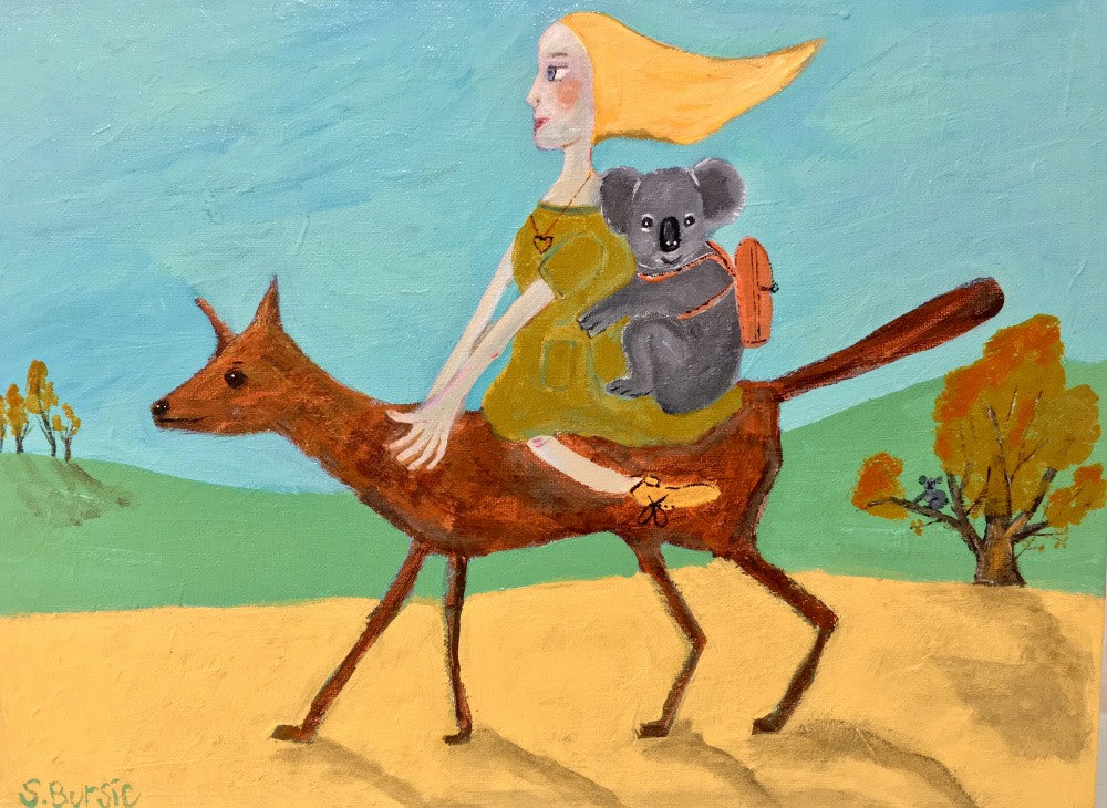 Off on an adventure. Art Print by Sharyn Bursic – Fy!