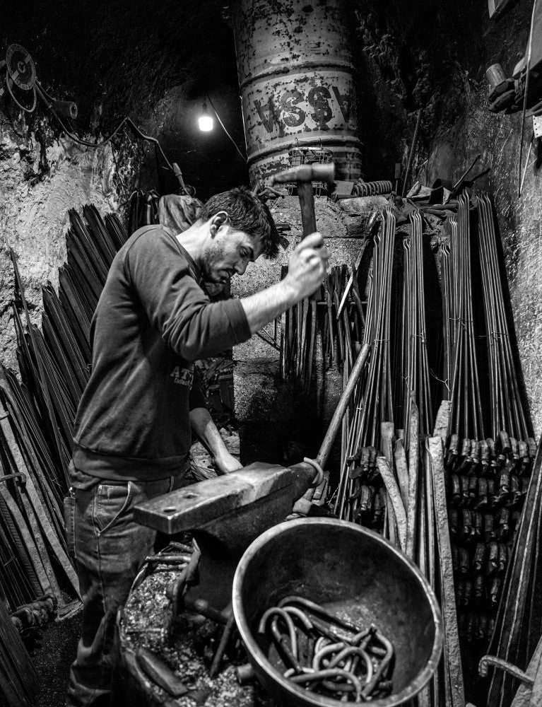 Traditional blacksmithing _ Handwork Art Print by Bashar Alsofey – Fy!