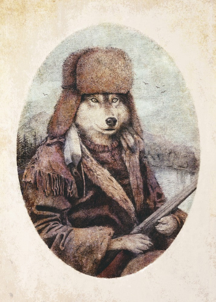 The Huntsman Wolf Art Print by Mike Koubou – Fy!