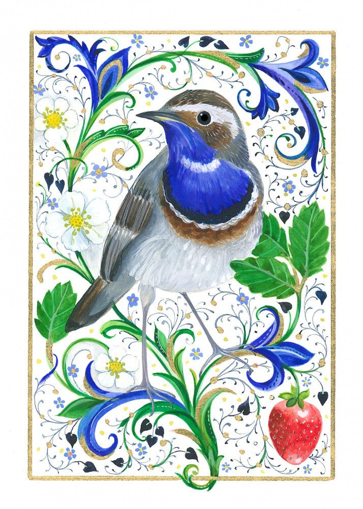 Floral Songbird Art Print by Isabelle Brent – Fy!