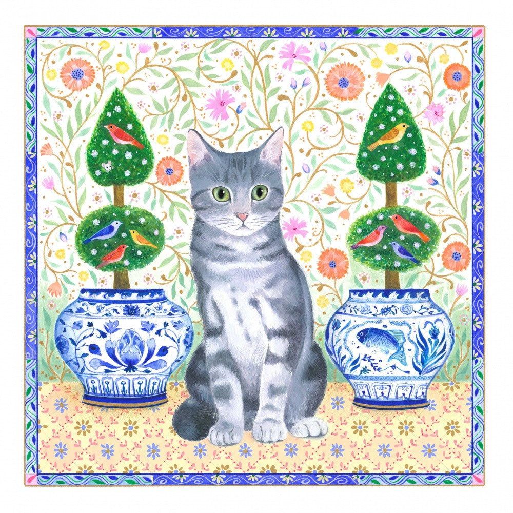 Topiary Cat Art Print by Isabelle Brent – Fy!