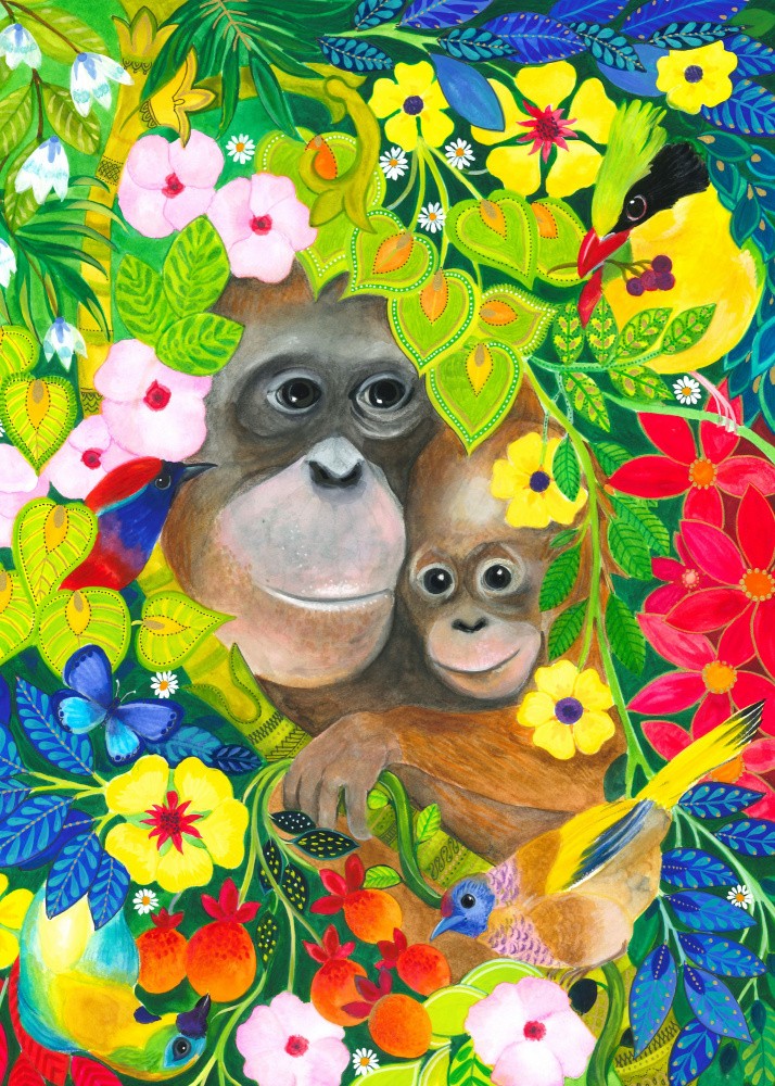 Orangutans Art Print by Isabelle Brent – Fy!