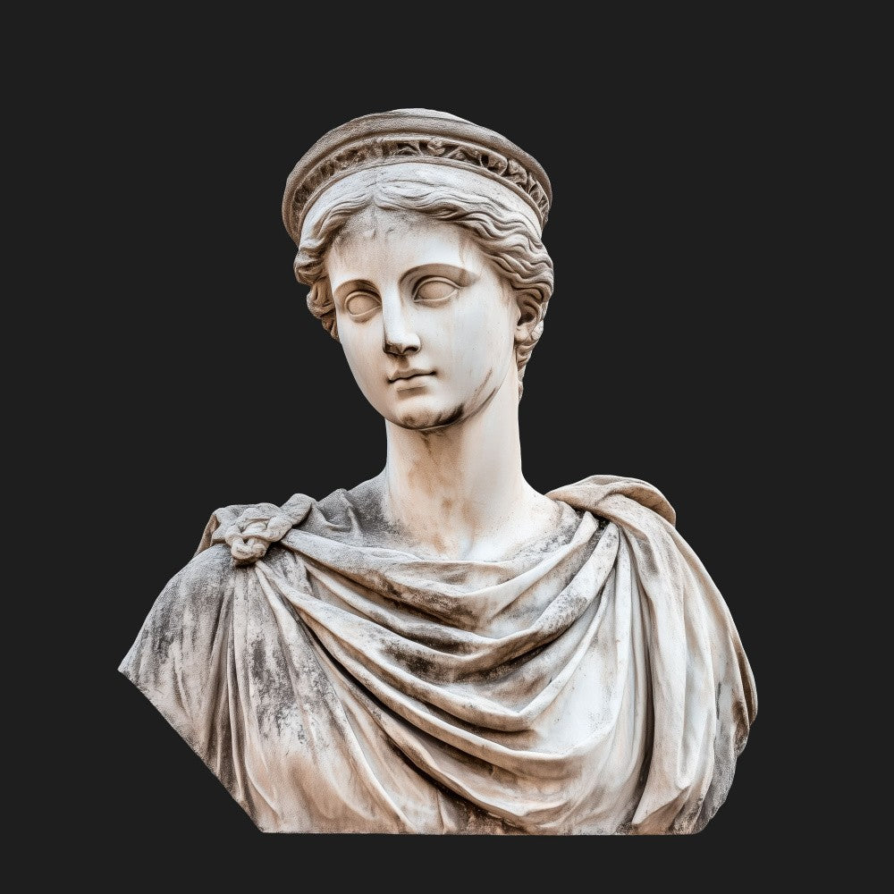 Renaissance Matron Sculpture Art Print by Marika Barsrsind – Fy!