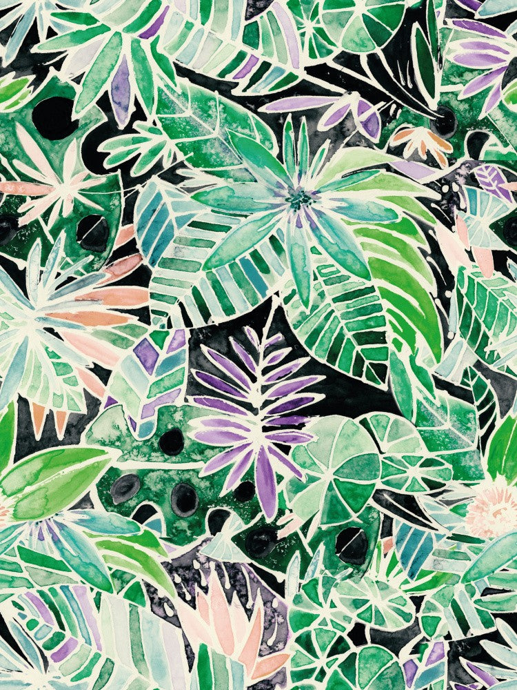 Tropical Watercolour Rainforest Art Print by Alexandra Weise – Fy!
