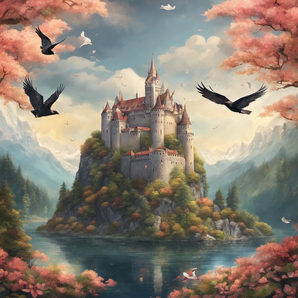 Crows And Castle Art Print by Mohammed – Fy!