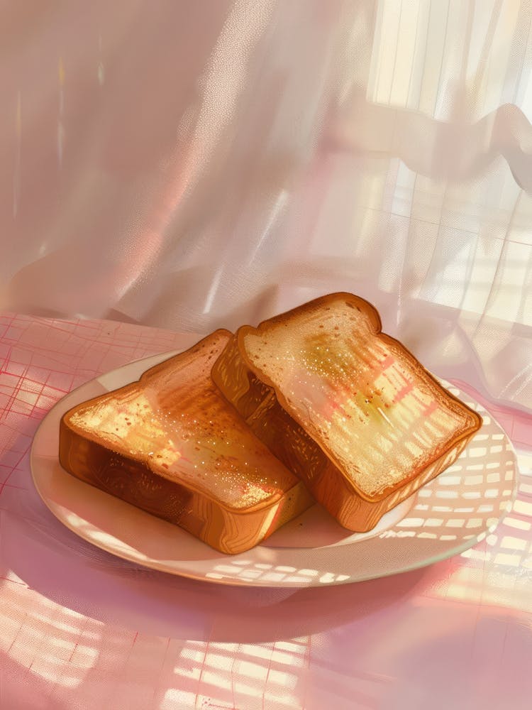 Pink Breakfast Food Hash Browns 4 Art Print by Pudding Palette – Fy!