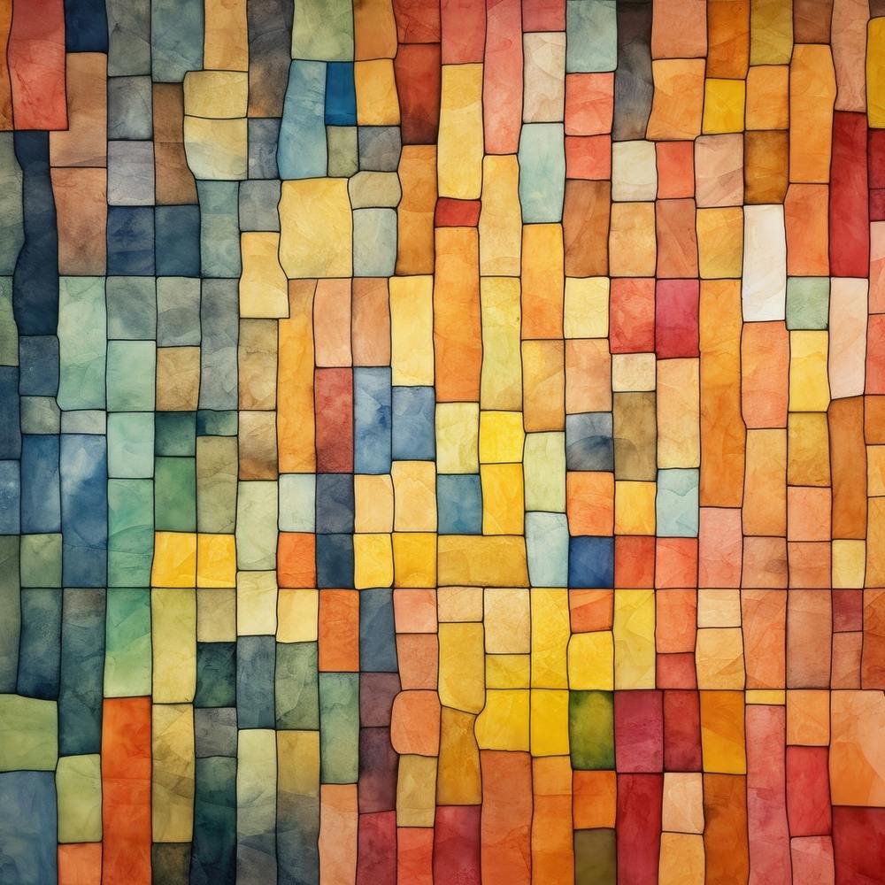 Abstract Watercolor Blocks Art Print by Moving Clouds Art – Fy!