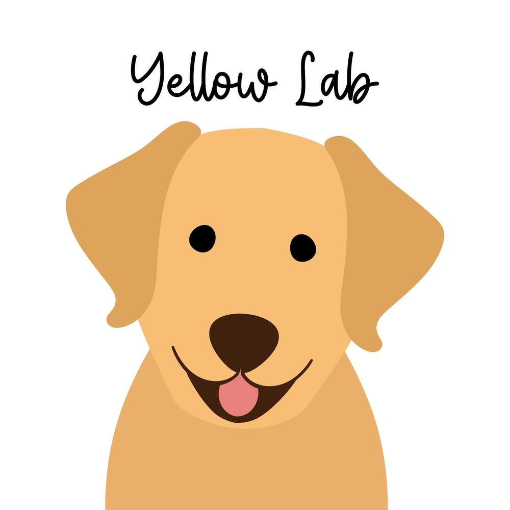 Yellow Lab Art Print by Sanqunetti Design – Fy!