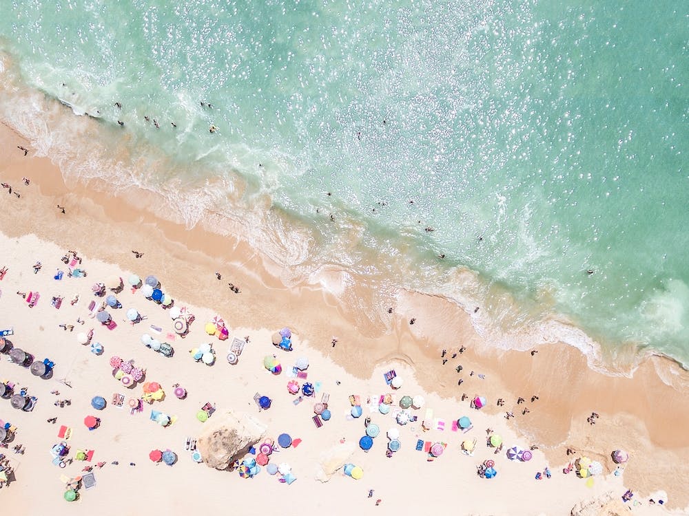 Colours Of The Beach Art Print by Sisi and Seb – Fy!