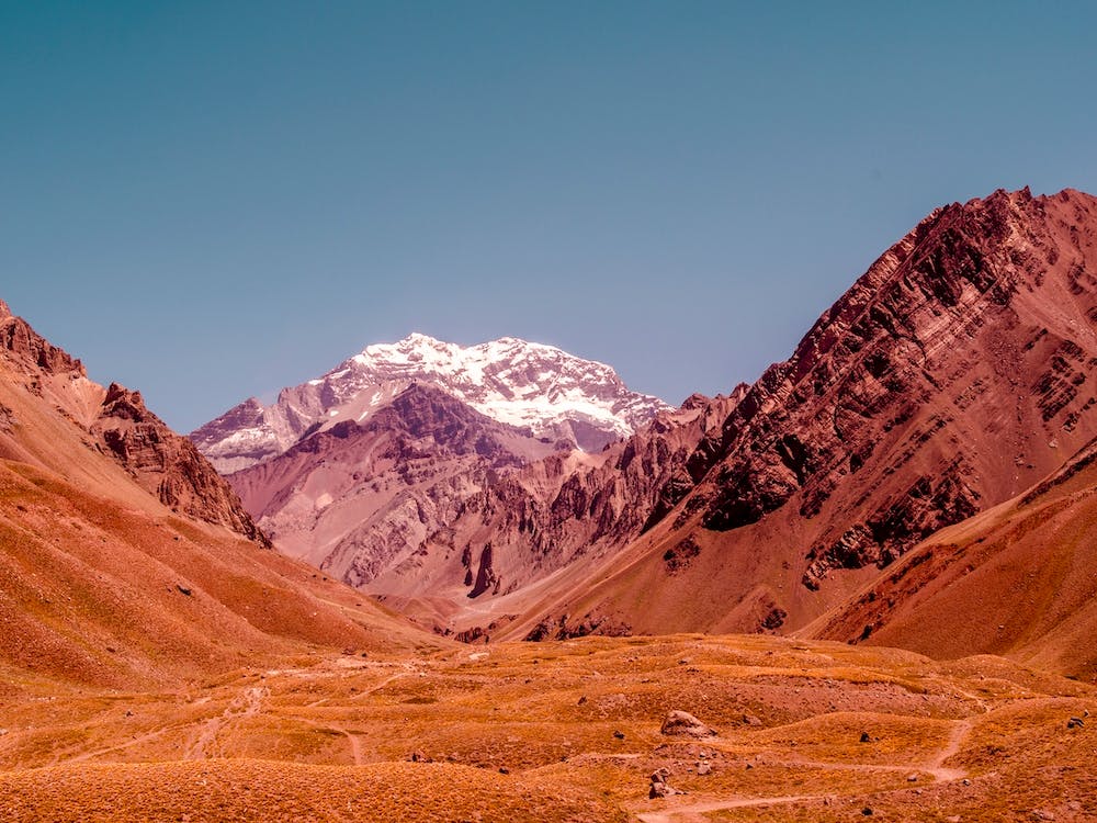 Rust Mountains Art Print by Anna Pontes – Fy!