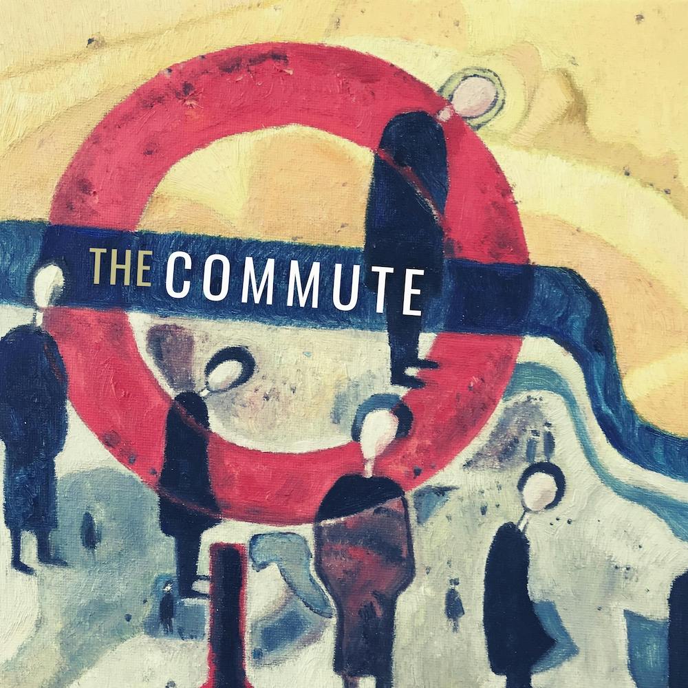 London Commute Square Art Print by Earthen Tones Publications – Fy!