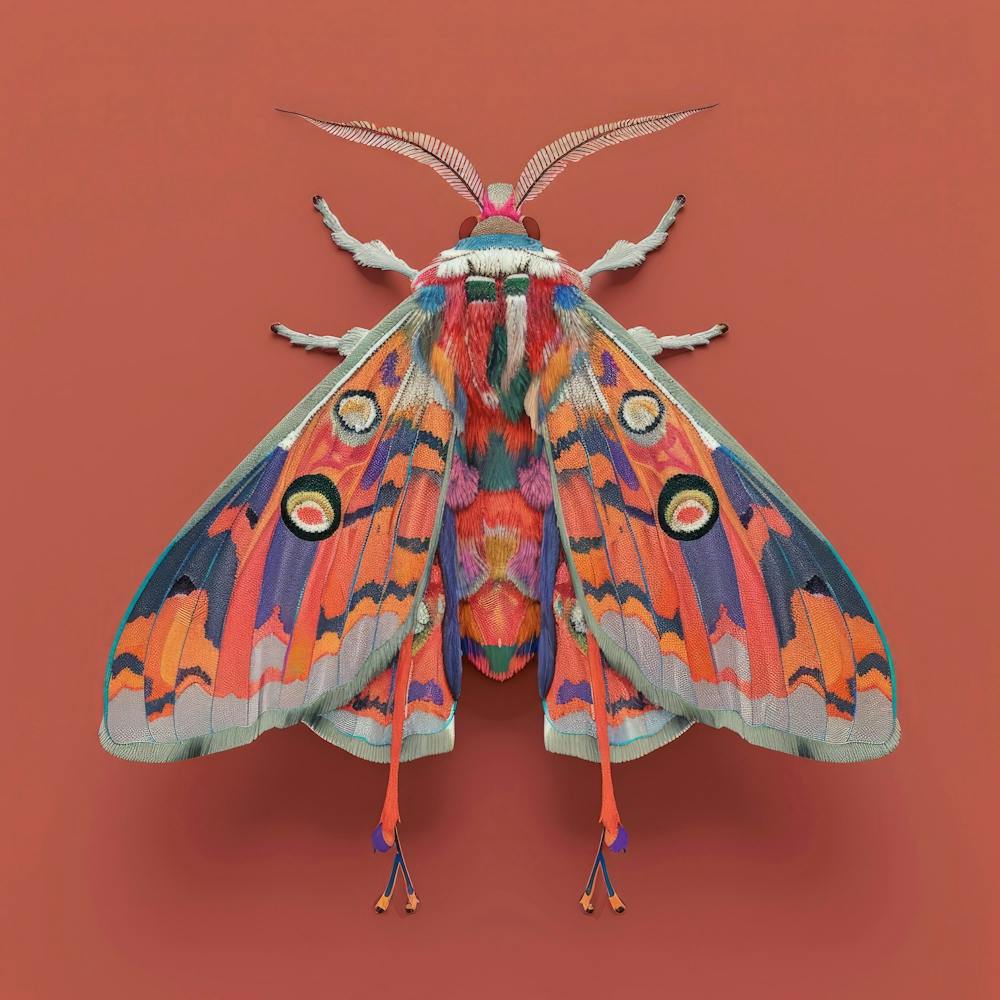 Moth illustration 3 Art Print by Moving Clouds Art – Fy!