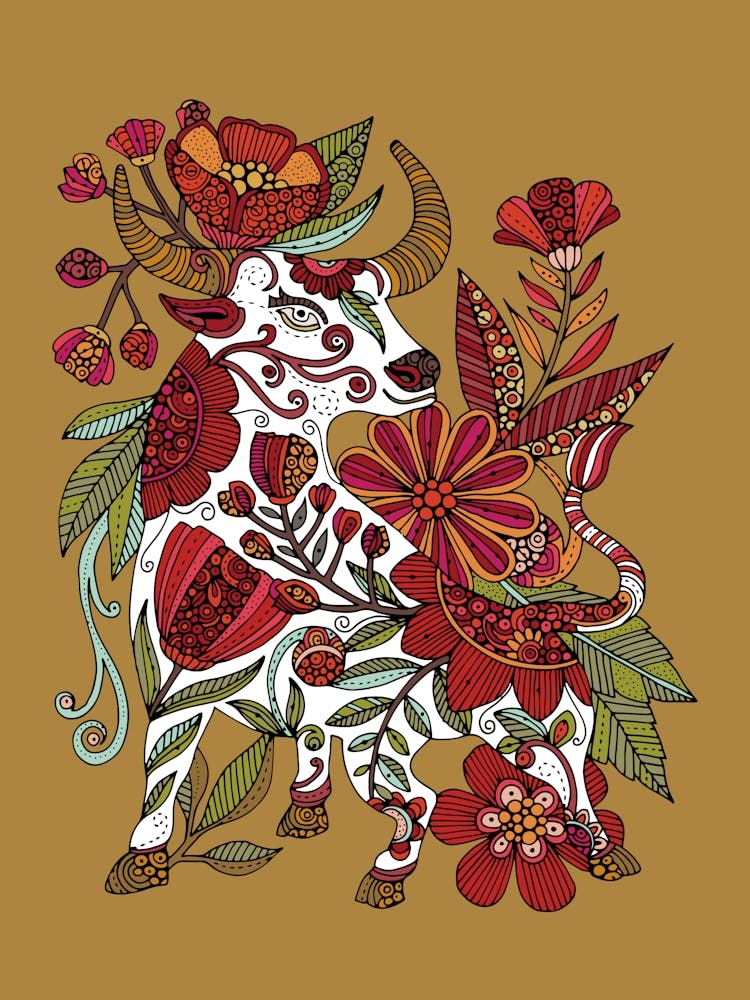 Year Of The Ox Art Print by Valentina Harper – Fy!