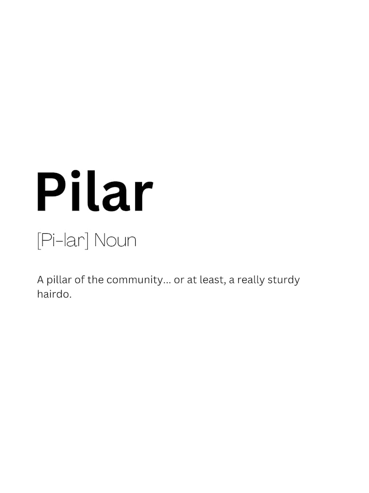 Pilar Definition Meaning 1 Art Print by Kaigozen – Fy!