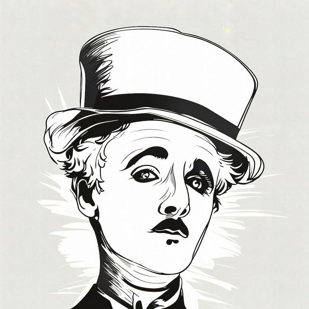 Charlie Chaplin Art Print by Artful Expressions – Fy!