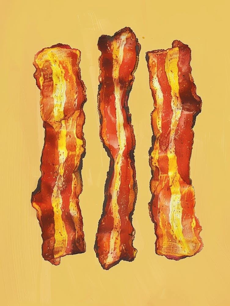 Bacon Print Art Print by si9nzation – Fy!