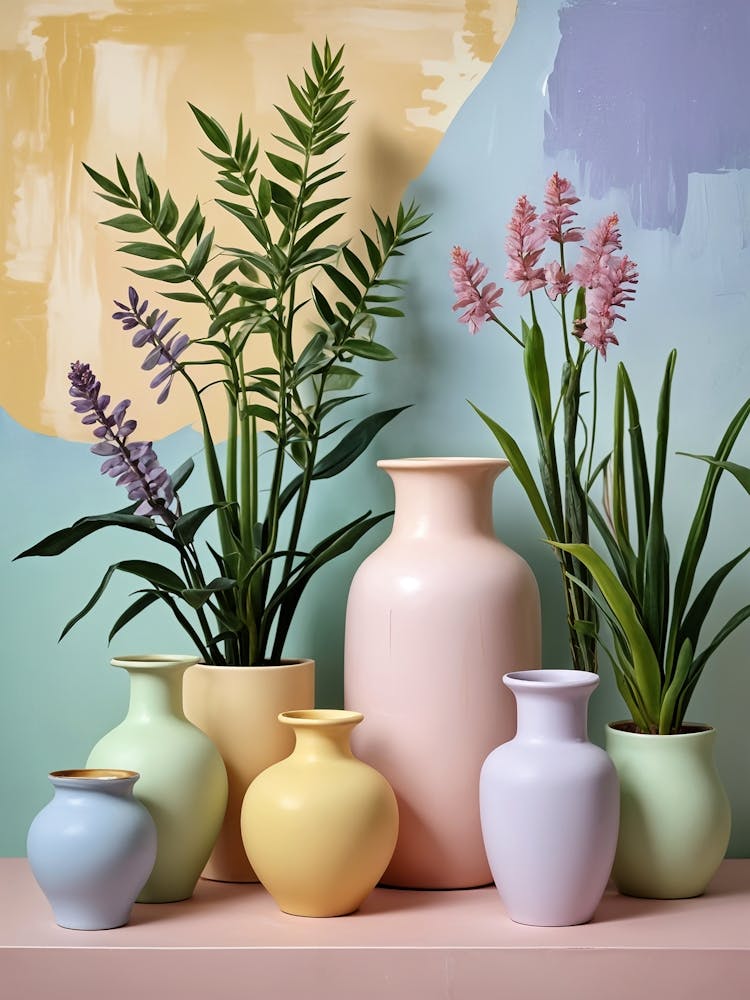 Pastel Vases no2 Art Print by Daydream Pacific – Fy!
