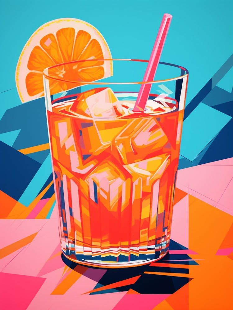 Aperol Colour Pop 3 Art Print by PopArt Pals – Fy!