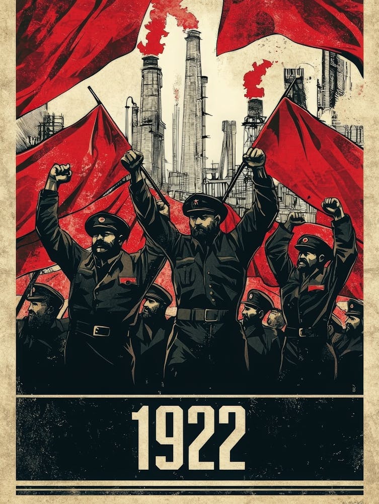 Aihrgdesign A Vintage Political Poster Marking The Formation 3 Art ...