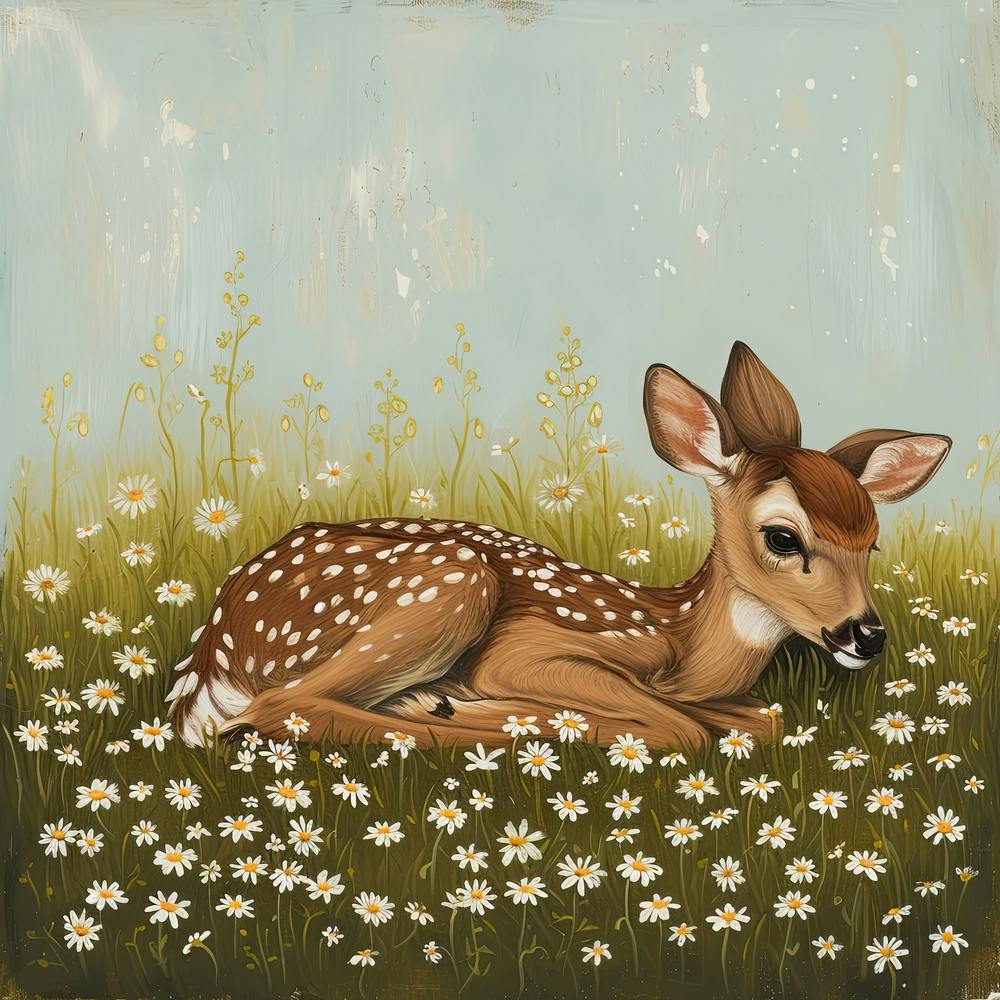 Fawn Fairycore Painting 1 Art Print by All Things Fairy – Fy!