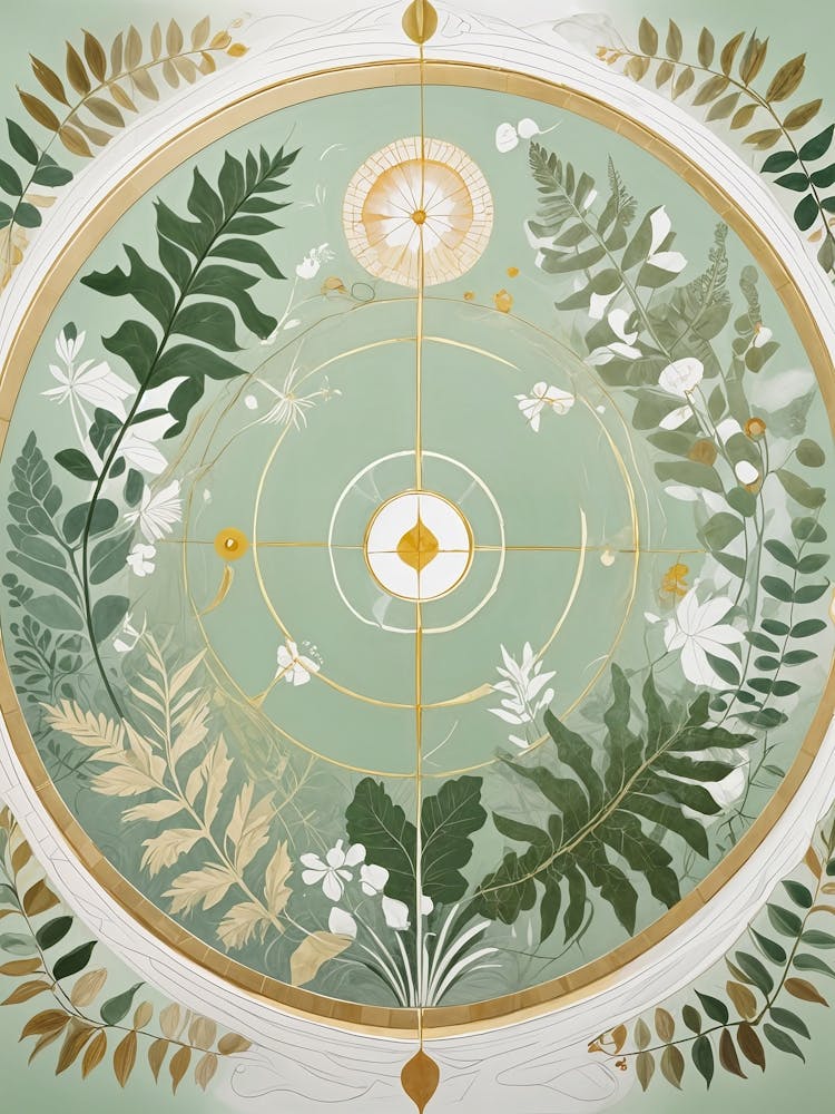Fern Wheel no1 Art Print by Daydream Pacific – Fy!