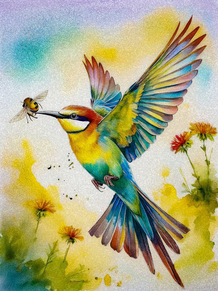 Bee Eater Art Print by Nature And Wildlife Prints – Fy!