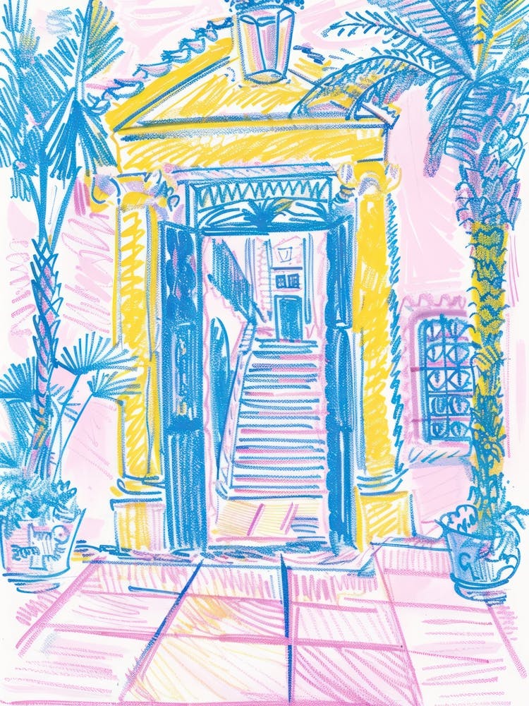 Doors And Gates Collection Hearst Castle, California 4 Art Print by ...