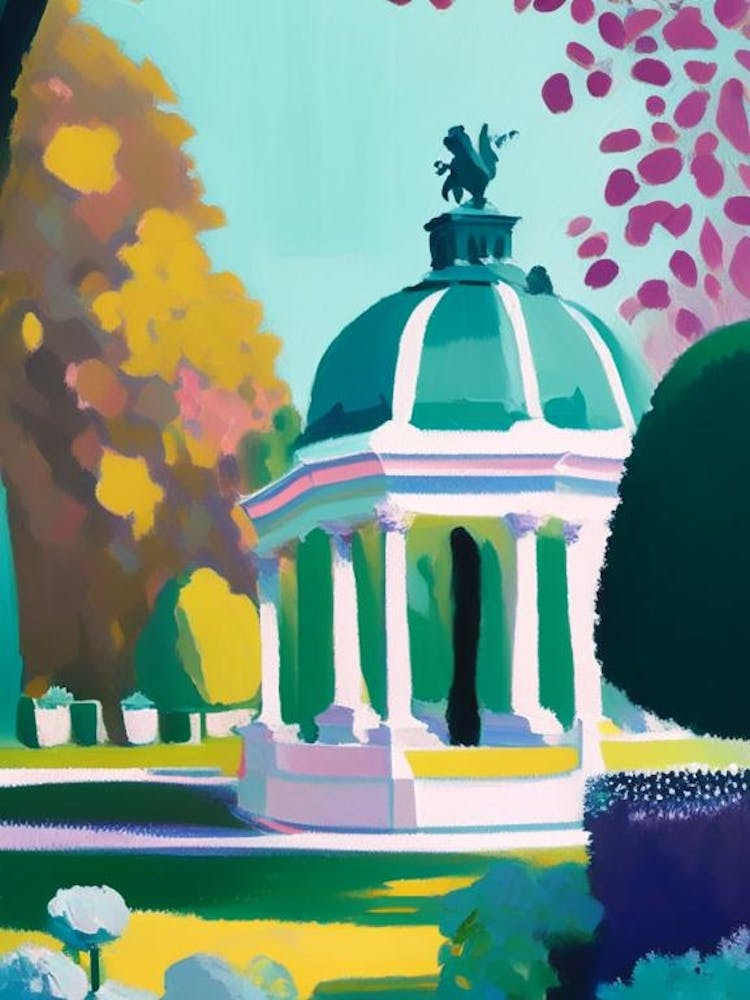 Volksgarten, 1, Austria Abstract Still Life Art Print by Gardens of the ...