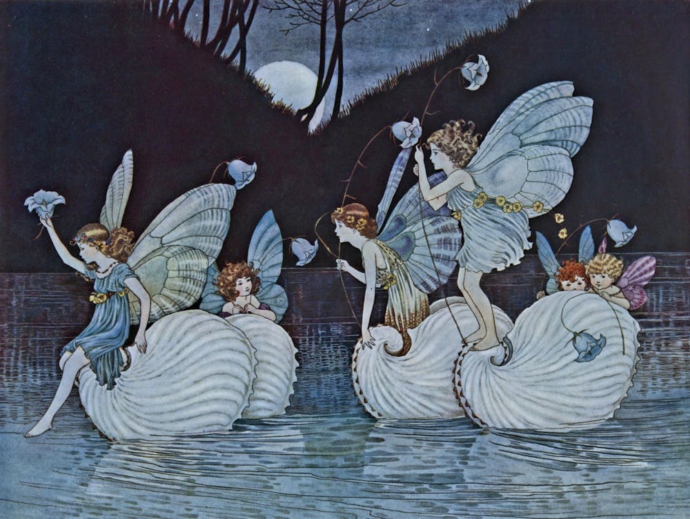 Fairy Island Fairyland 1919 by Ida Rentoul Outhwaite - "Fairy Island ...